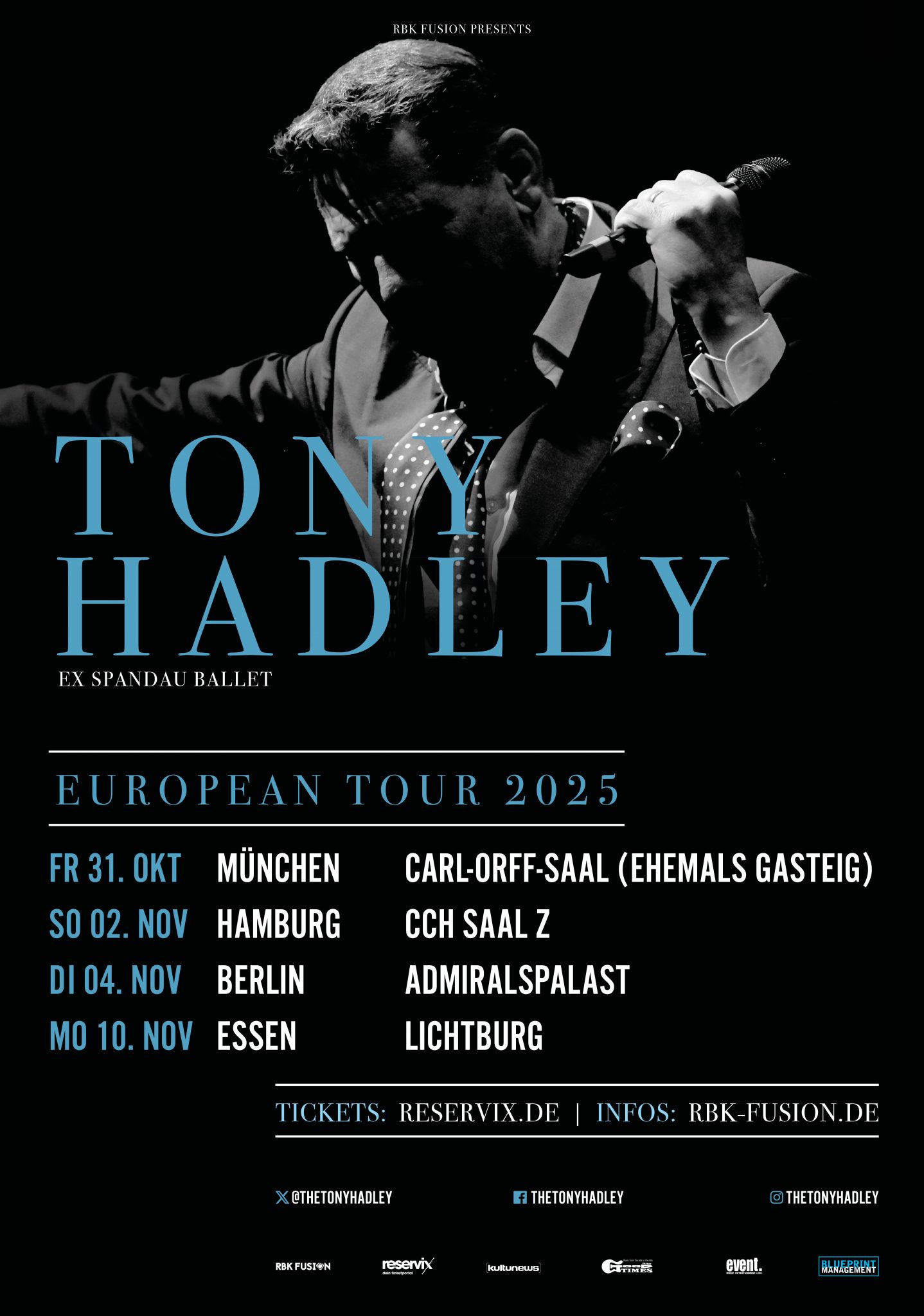 TONY HADLEY: EUROPEAN TOUR 2025 – RBK Fusion